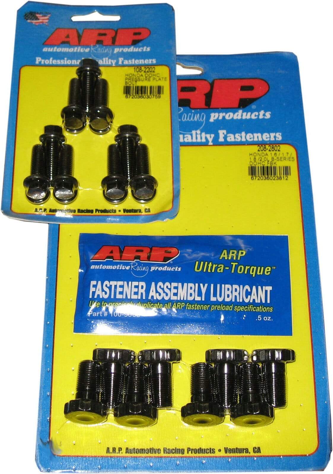 ARP Pressure plate & Flywheel bolt combo 108-2202 208-2802 Honda Civic ...